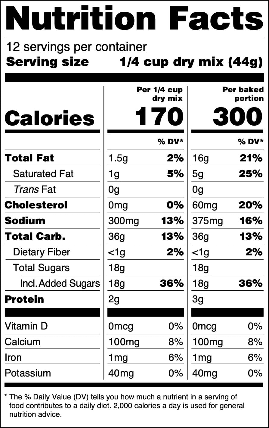 Label Format Selection | Nutrition Facts Labels Generator