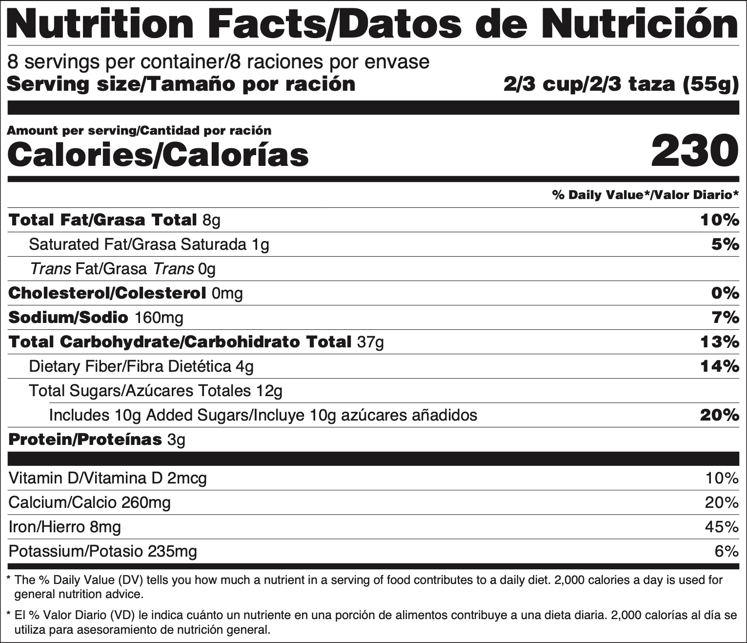 Label Format Selection | Nutrition Facts Labels Generator
